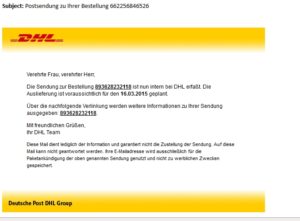 Email Scam: Mr. John Hawk DHL Courier Company – FraudsWatch.com
